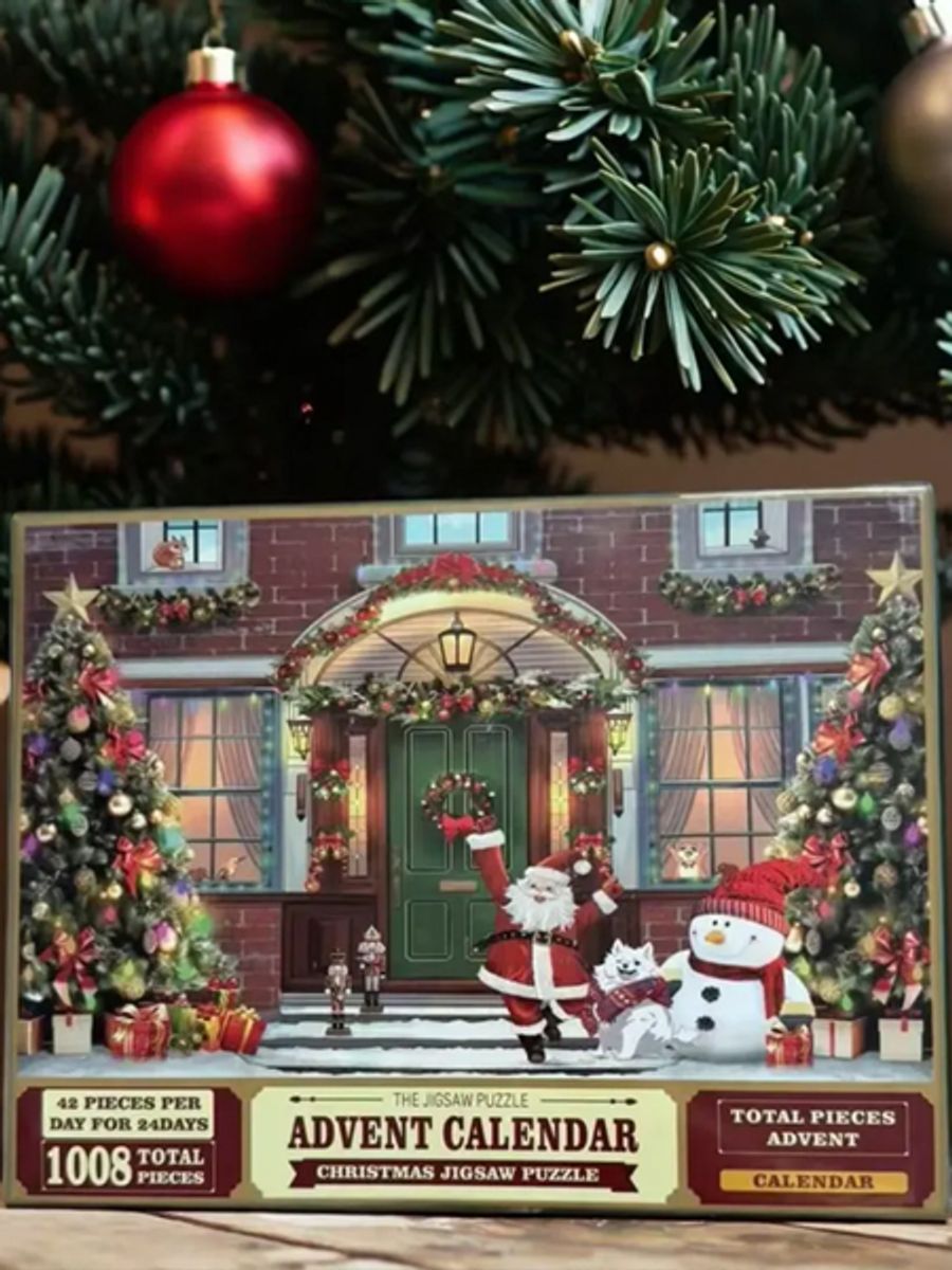Puslespill Julekalender Julehus med 24 puslespill - 1008 biter - 50 x ...